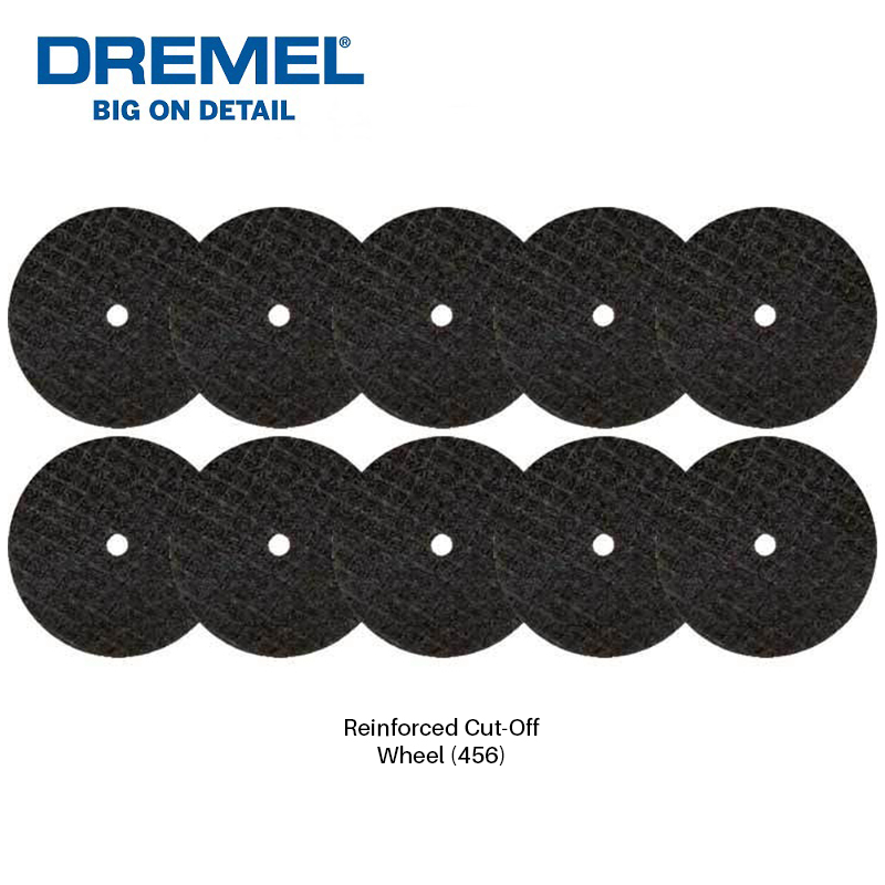 Buy Gdeal DREMEL 456 1 1 2 Fiberglass Reinforced Cut Off Wheel 10pcs 26150456AA Online eRomman