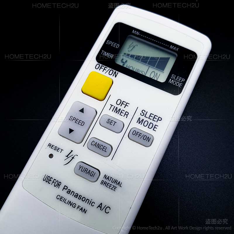 Buy Panasonic Kdk Ceiling Fan Remote Control Replacement (White) | eRomman