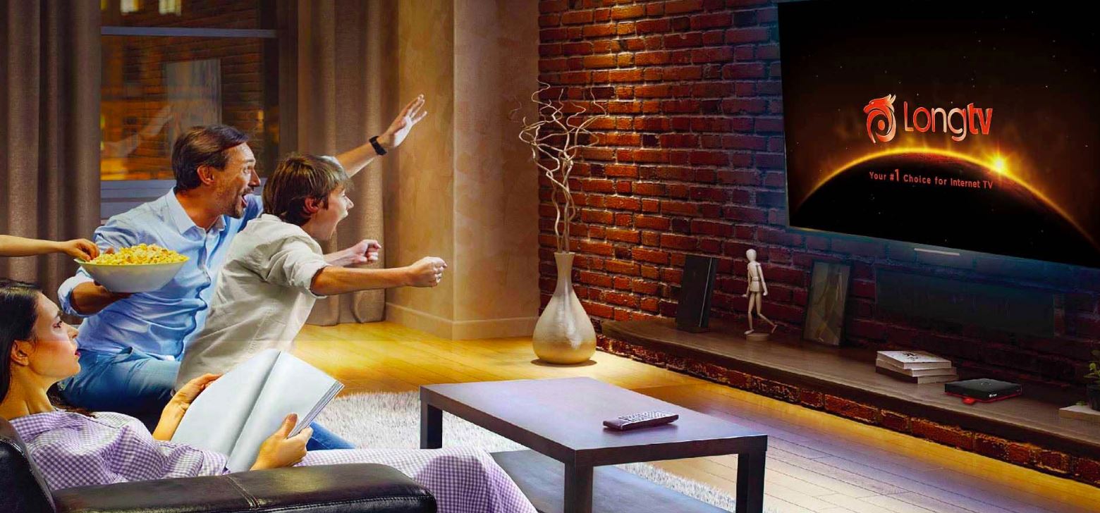 Buy Long TV Box Internet Smart TV Unlimited Channels | eRomman