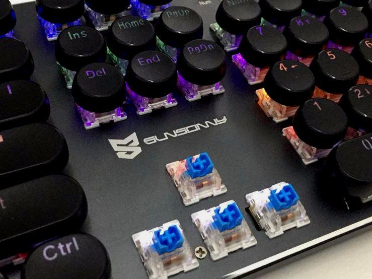 SUNSONNY HOT-SWAPPABLE MECHANICAL KEYBOARD, 58% OFF