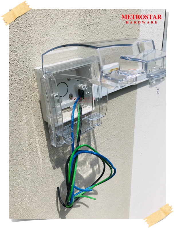 Buy Metrostarhardware Schneider Full-Time Weatherproof Single Gang ...