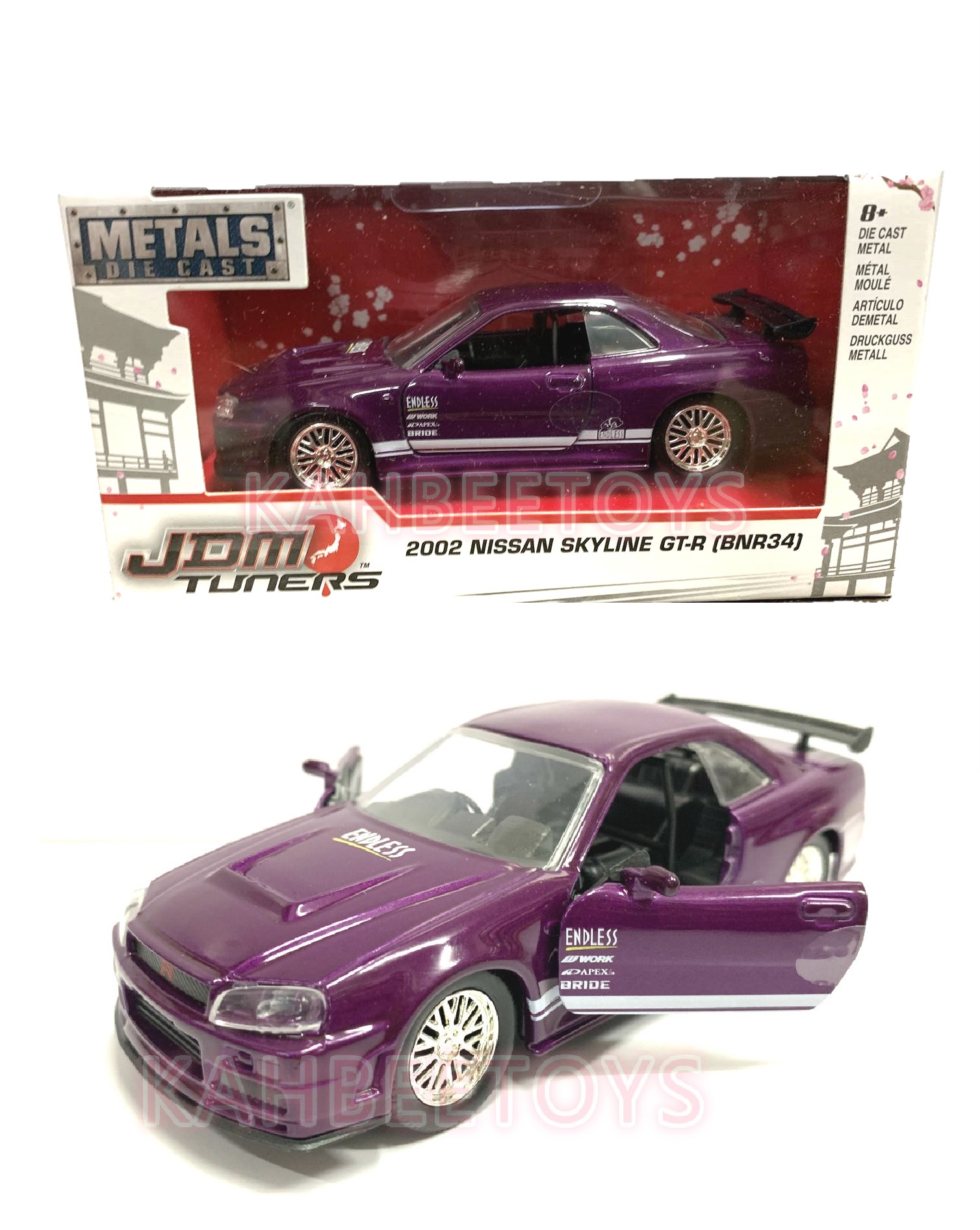 Buy Toys Tuners Nissan Skyline Gt R Bnr34 Diecast Jada | eRomman