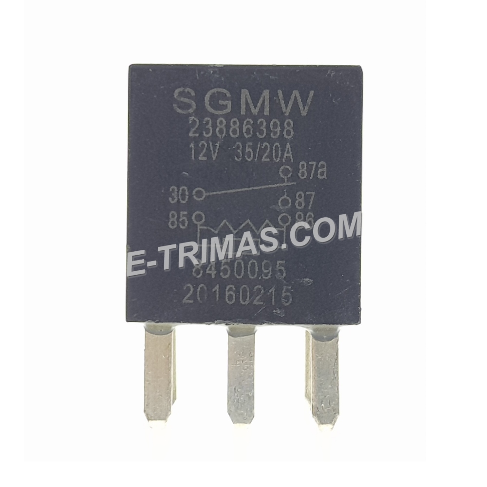 Buy E-trimas 5 Pin OEM Original Fuel Pump Door Lock Relay 12V 12077866 ...