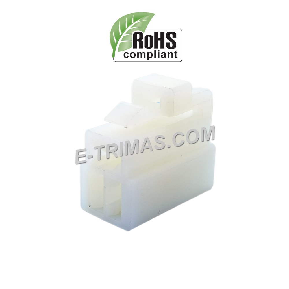 Buy E-trimas 3 Pin 250 Type Nylon Female Housing Socket Connector (5PCS ...