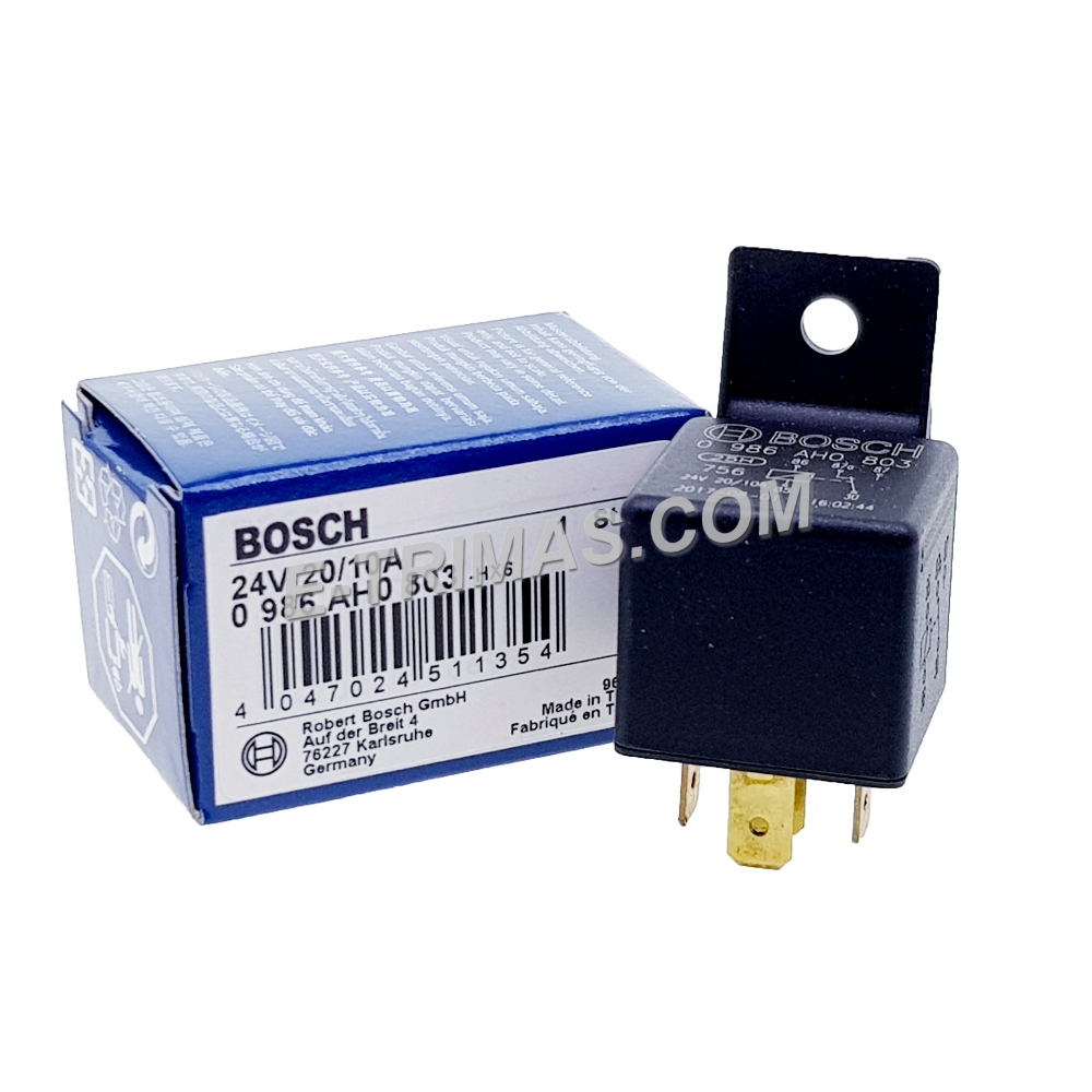 Buy E-trimas 0986AH0803 Original Bosch Automotive Relay 24V 87a Lorry ...