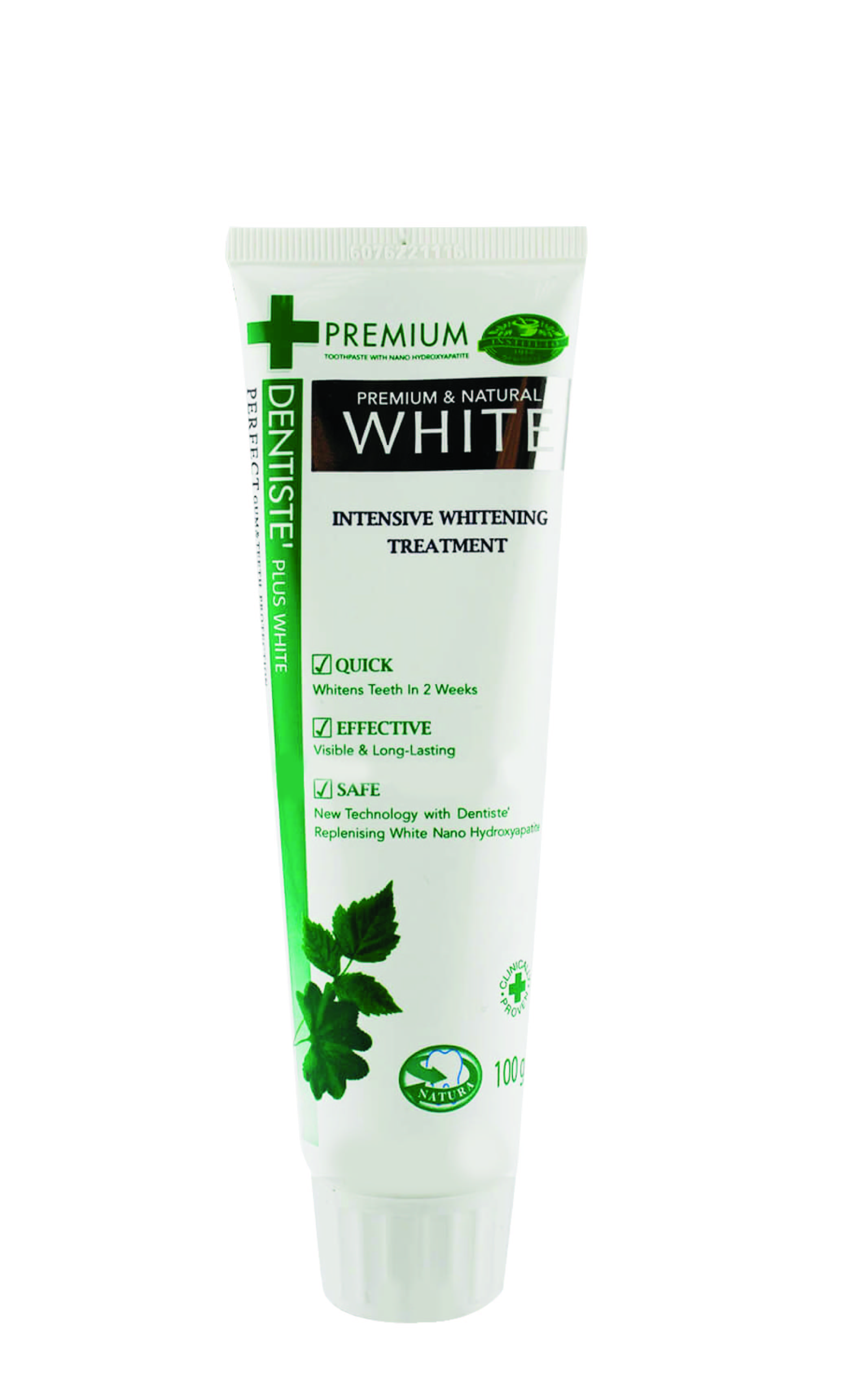 Buy Dentiste Premium and Natural White Toothpaste Tube 100g (Halal ...