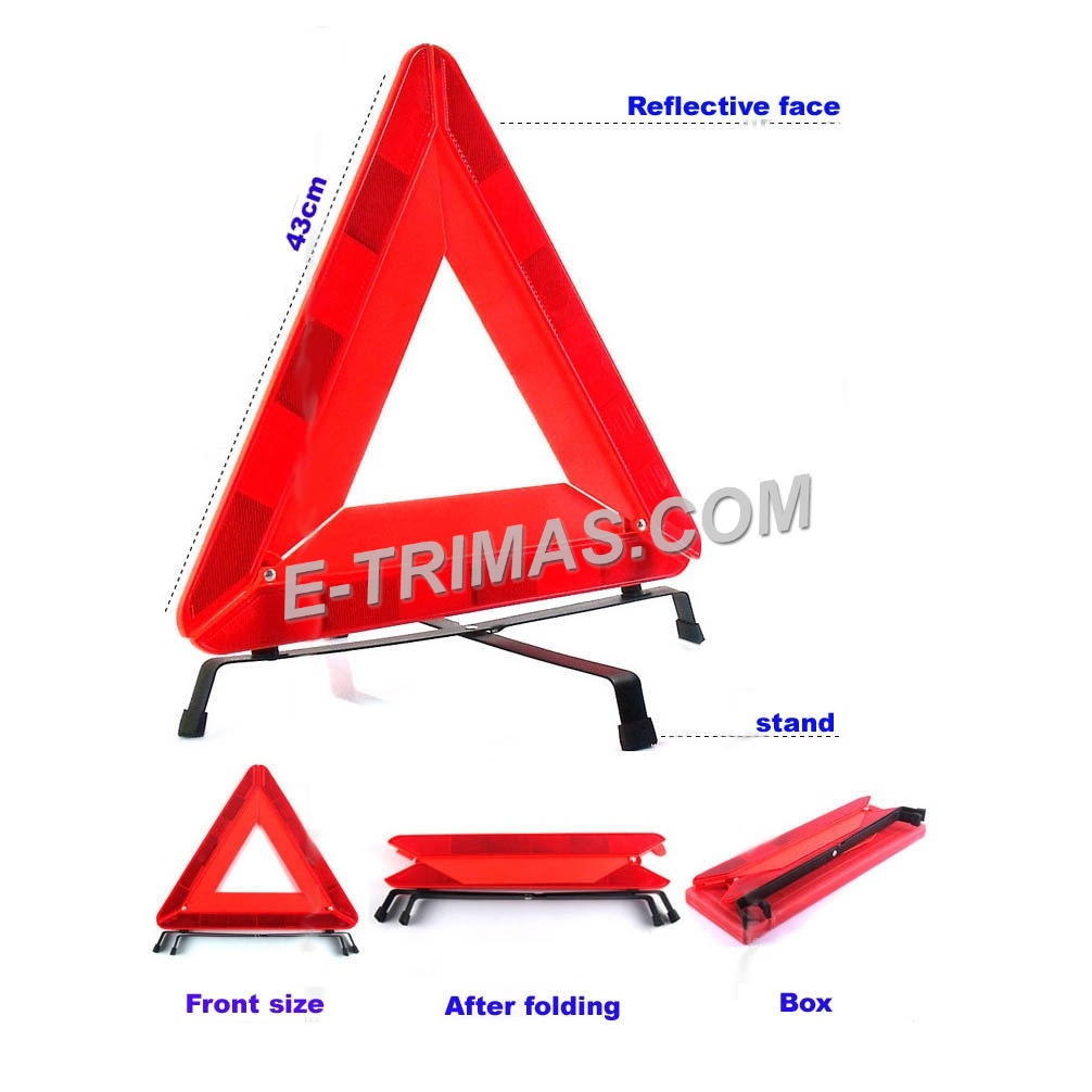 Buy E-trimas Heavy Duty Warning Safety Reflective Triangle Lorry Truck ...