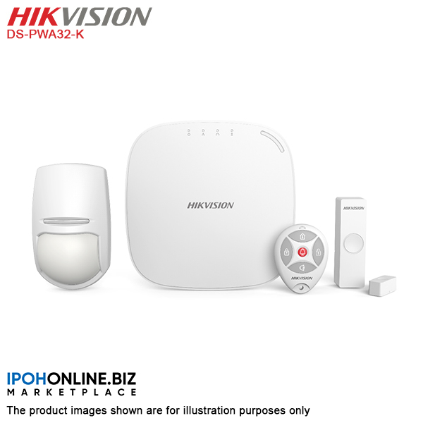 Buy Ipohonline HIKVISION DS-PWA32-K Wireless Alarm System Kit With 433MHz Wireless Control Panel ...