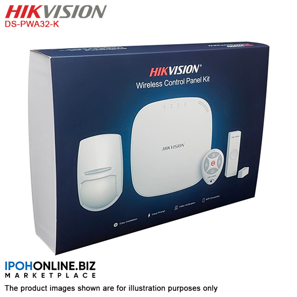 Buy Ipohonline HIKVISION DS-PWA32-K Wireless Alarm System Kit With 433MHz Wireless Control Panel ...