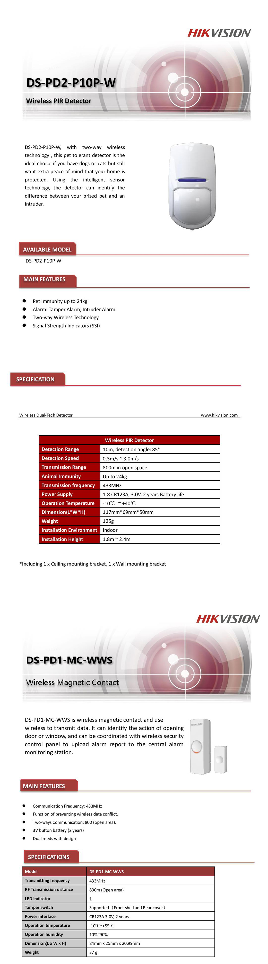 Buy Ipohonline HIKVISION DS-PWA32-K Wireless Alarm System Kit With 433MHz Wireless Control Panel ...