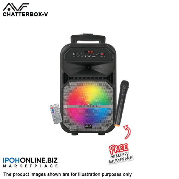 Buy Ipohonline AVF BoomBox Chatterbox-V 7 Led Mini Portable Trolley ...