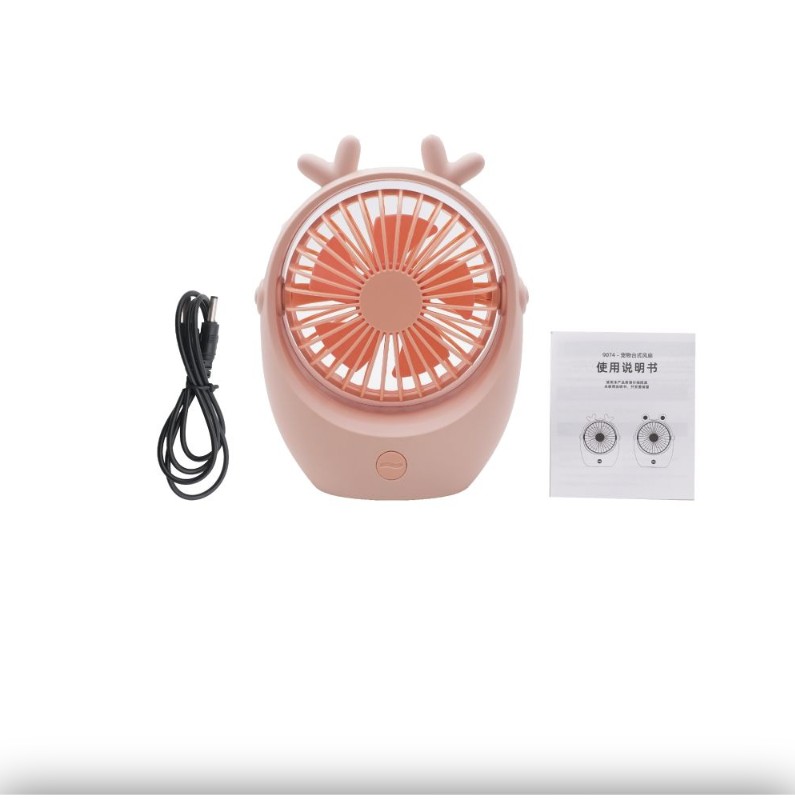 Buy Portable USB Dekstop Fan MR.DIY TYX-9074 (Pink) | eRomman
