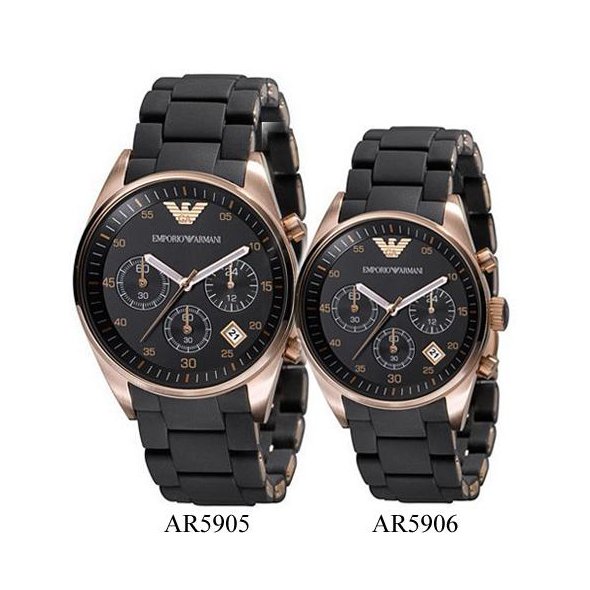 Emporio armani couple watches store