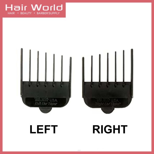 Buy Left and Right Ear Taper Attachment Comb Set Wahl | eRomman