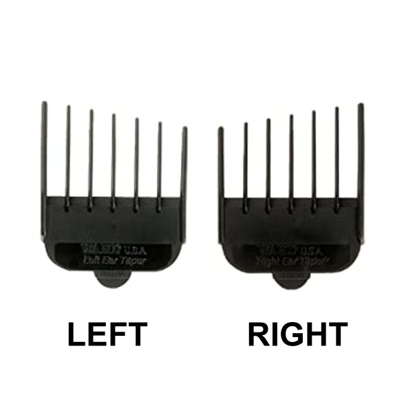 Buy Left and Right Ear Taper Attachment Comb Set Wahl | eRomman