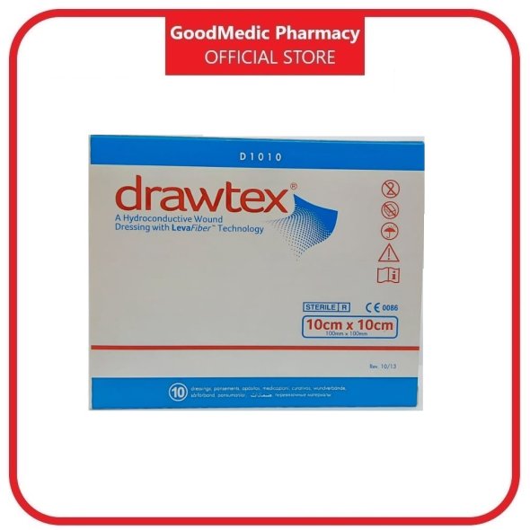 Buy Goodmedickl DRAWTEX Hydroconductive Wound Dressing with Levafiber ...
