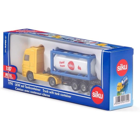 Buy Siku 1795 Model Lorry with Tank Container | eRomman