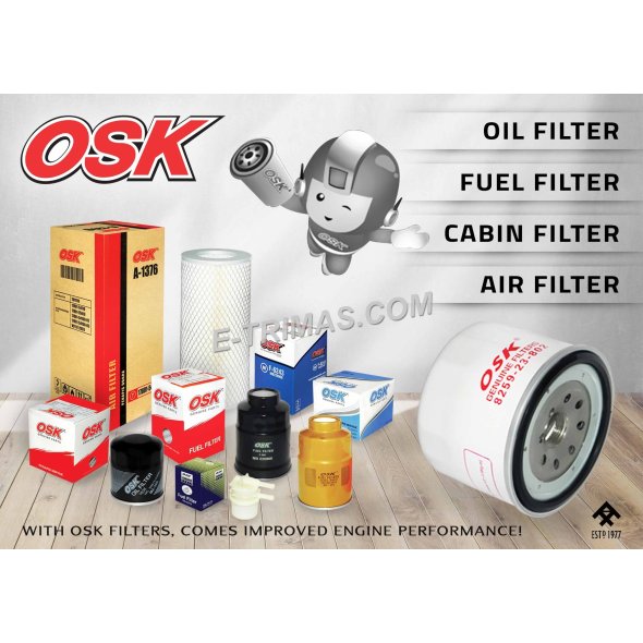 Buy E-trimas OSK Oil Filter Toyota Avanza Alphard ANH10 ANH20 Vellfire ...