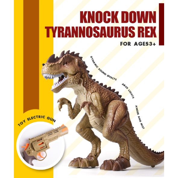 Buy Slstoys [Light & Sound] Walking Dinosaur Simulation Target ...