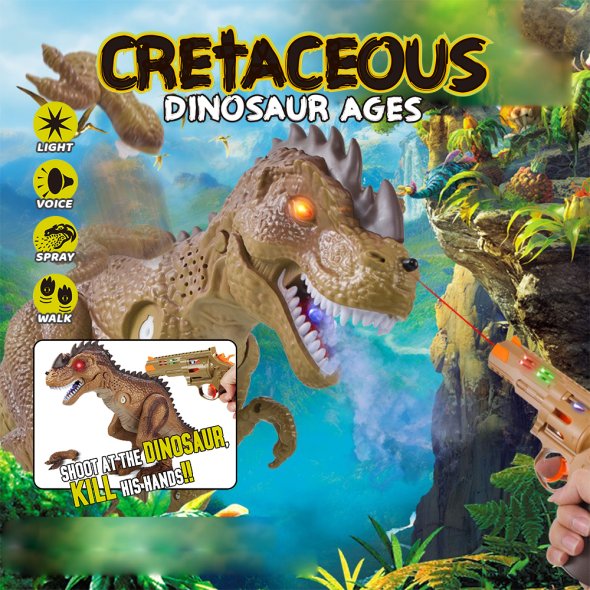 Buy Slstoys [Light & Sound] Walking Dinosaur Simulation Target ...