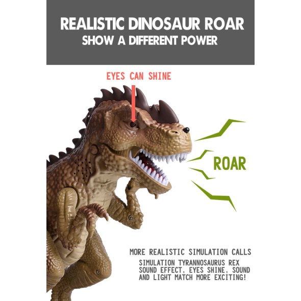 Buy Slstoys [Light & Sound] Walking Dinosaur Simulation Target ...