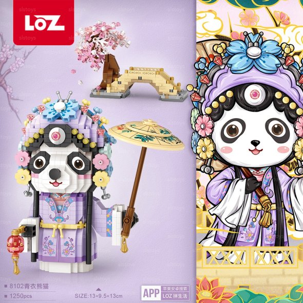 Buy Slstoys LOZ IDEAS Mini Block??iBLOCK FUN 8102 Chinese Opera Panda ...