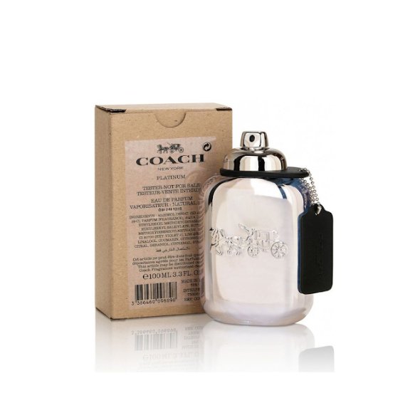 Buy Coach Platinum Cologne for Men Tester Perfume EDP | eRomman