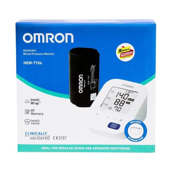 Buy BP Automatic Blood Pressure Monitor Omron Hem-7156 | eRomman