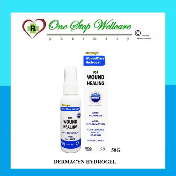 Buy Wound Healing Care Hydrogel Dermacyn (Exp: 10/2024) | eRomman