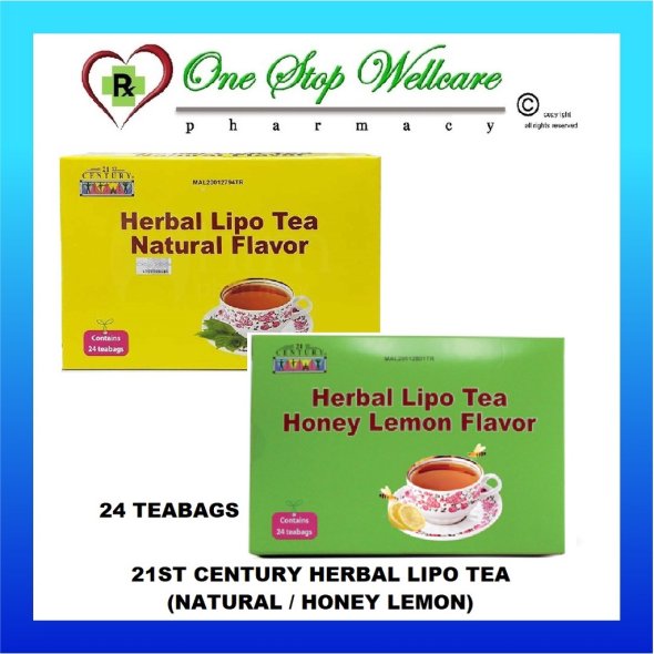 Buy Herbal Lipo Tea (Natural / Honey Lemon) 24 Teabags | eRomman