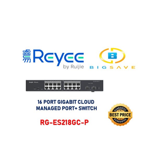 Buy RG-ES218GC-P Gigabit Cloud Managed Poe+ Switch | eRomman