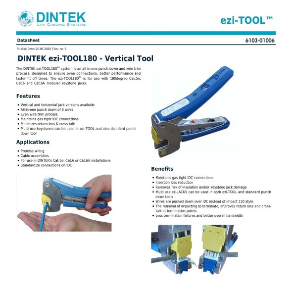 Buy Vertical Tool (for Cat5e Modular Keystone Jacks) | eRomman