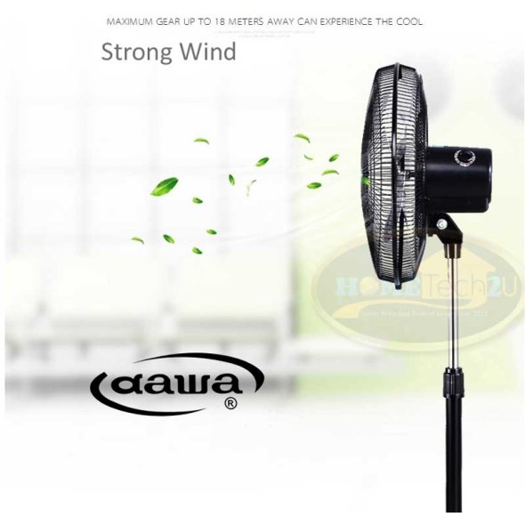 Buy Dawa Fan Industrial Stand Fan 20" Inch (Black) | eRomman