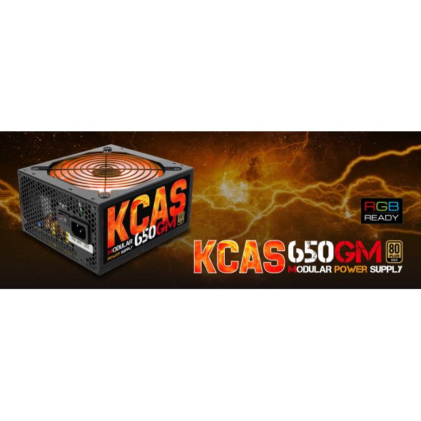 Buy 650W Modular 80 PLUS Gaming Power Supply Aerocool | eRomman