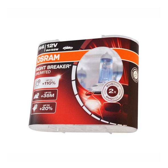 Buy Nbu H4 12v Night Breaker Bulb Osram Bilux 64193 | eRomman