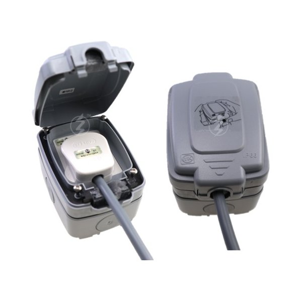 Buy Weatherproof Switch Socket MK 13A 86486 (Grey) | eRomman