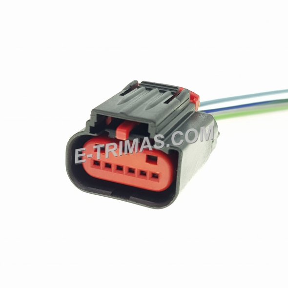 Buy HONG XUAN 6 Pin Isuzu D-max Throttle Position Sensor TPS Socket ...