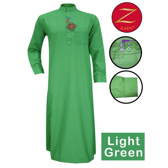 Buy Mens Collar & Full Sleeves Sultan Zain Jubah - 5 Sizes | eRomman