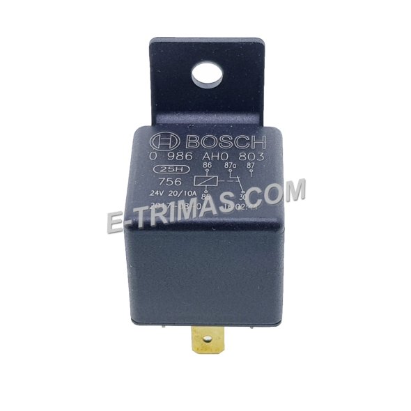 Buy E-trimas 0986AH0803 Original Bosch Automotive Relay 24V 87a Lorry ...