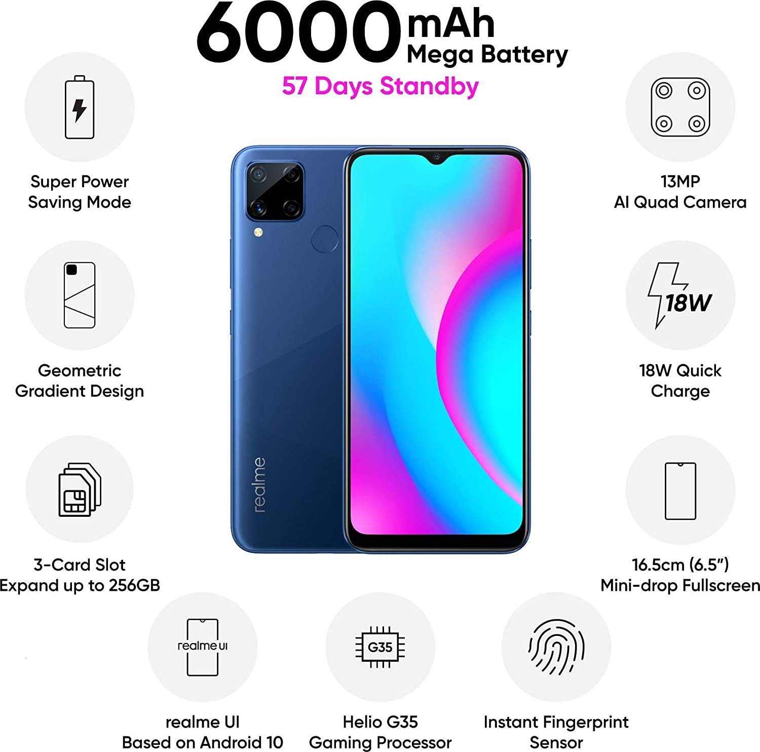 Buy Realme C15 [4GB RAM/64GB ROM] & [4GB RAM/128GB ROM] | eRomman
