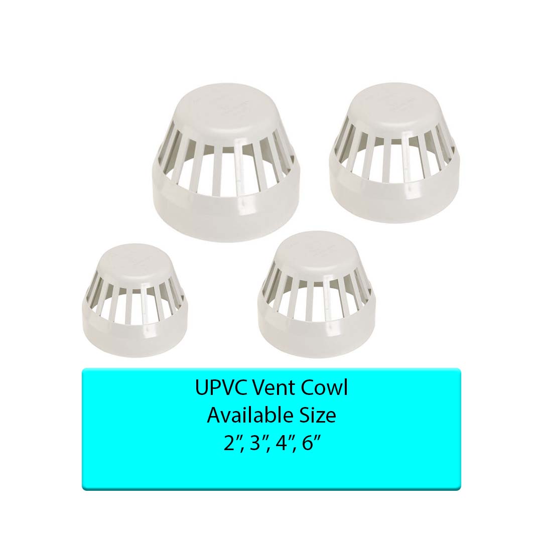Buy Littlethingy LittleThingy 4 Inches - 110mm UPVC Vent Cowl Fittings ...